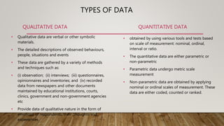 Basics of Statistical Analysis | PPTX