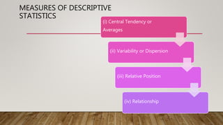 Basics of Statistical Analysis | PPTX