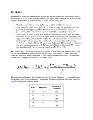 Basics of statistical notation | DOCX