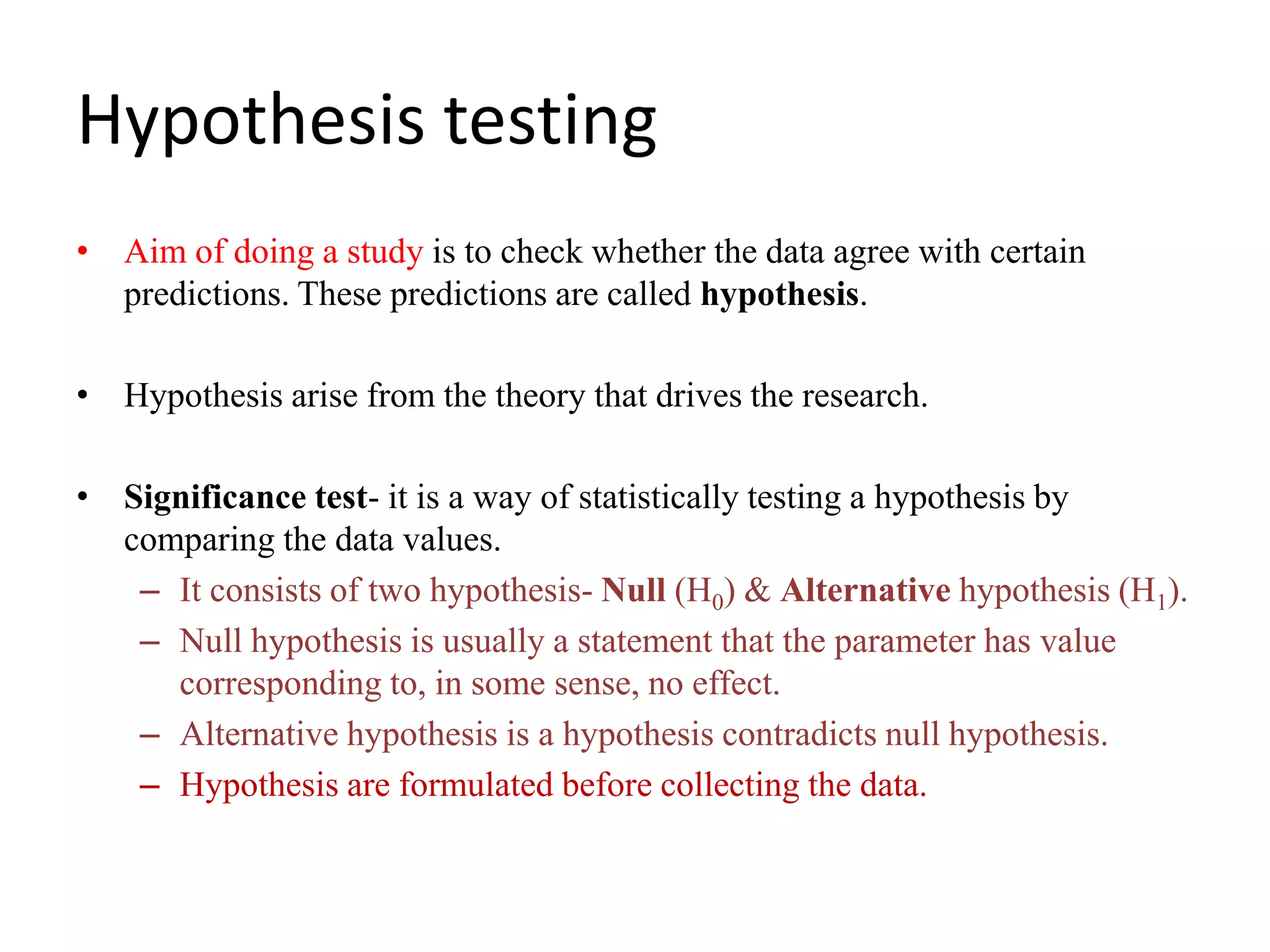 Basics of statistics | PPTX