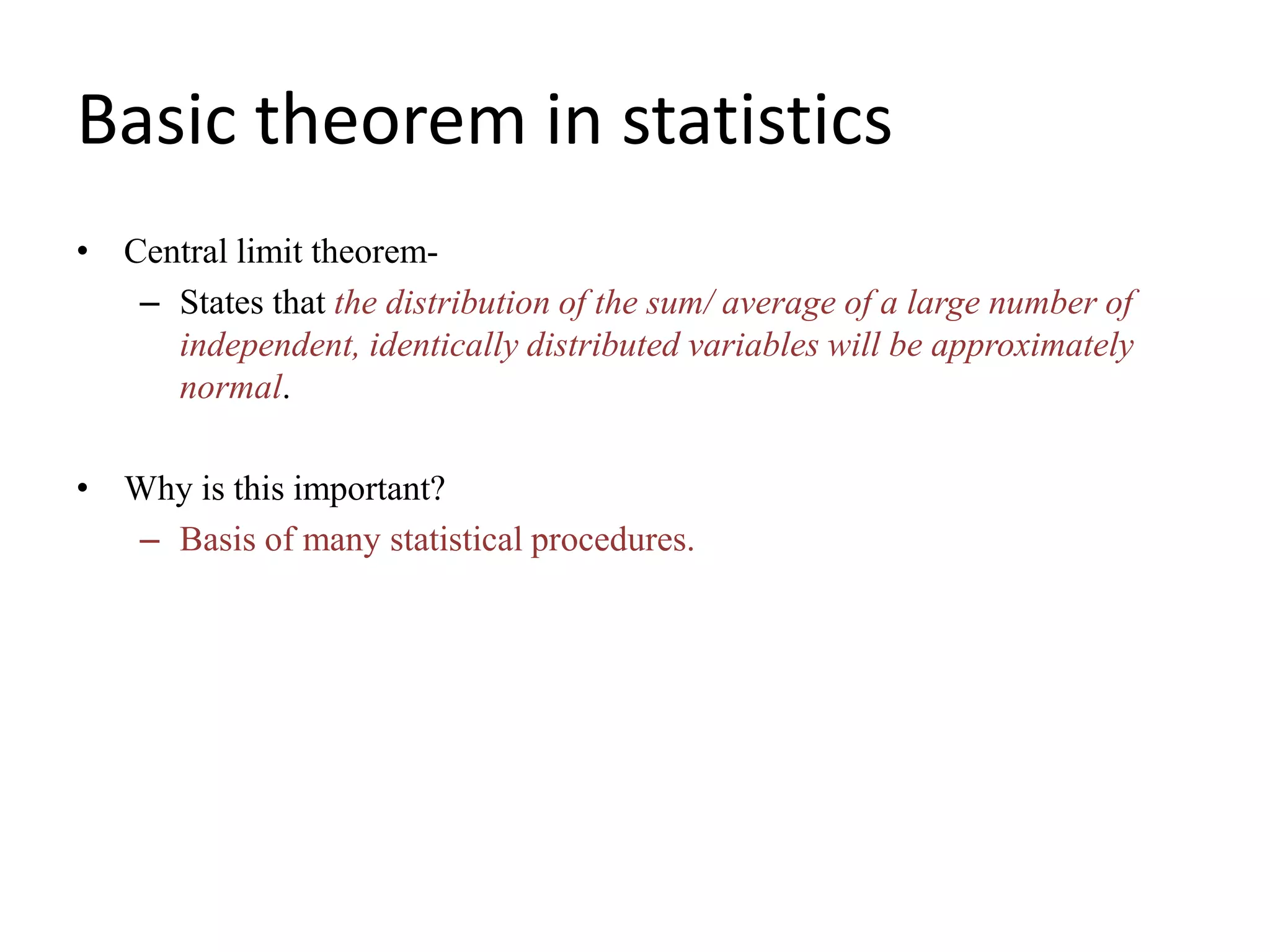 Basics of statistics | PPTX