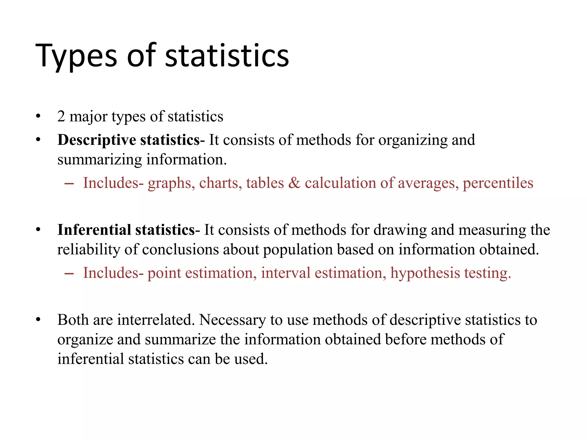 Basics of statistics | PPTX