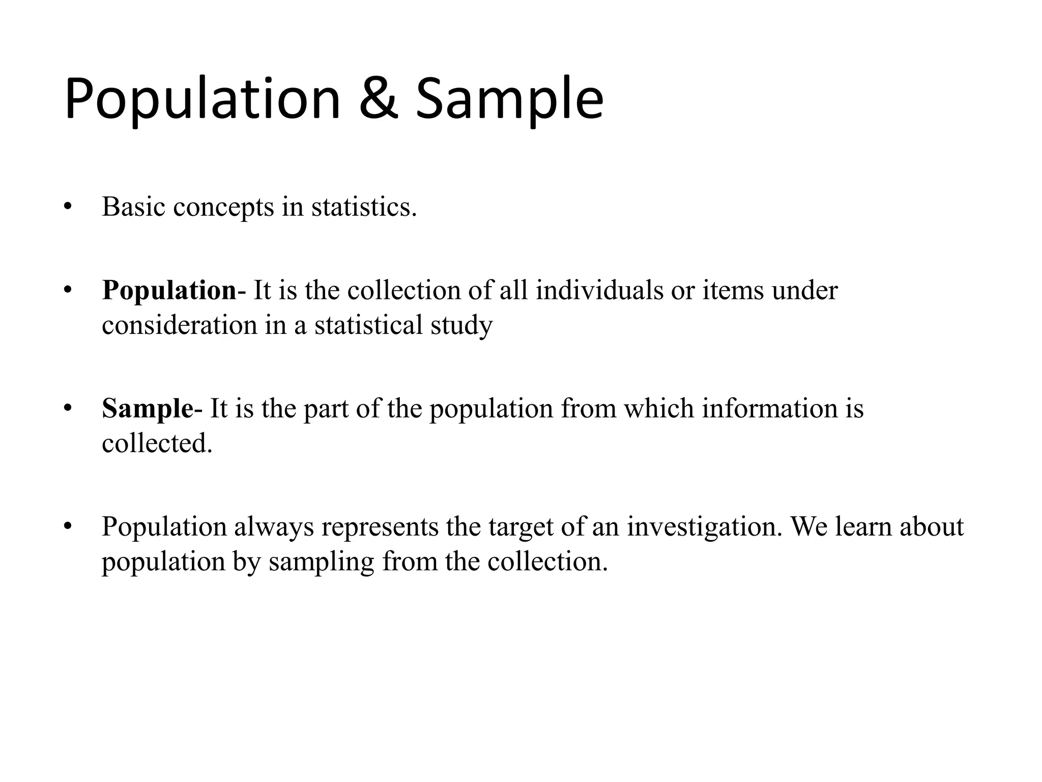 Basics of statistics | PPTX
