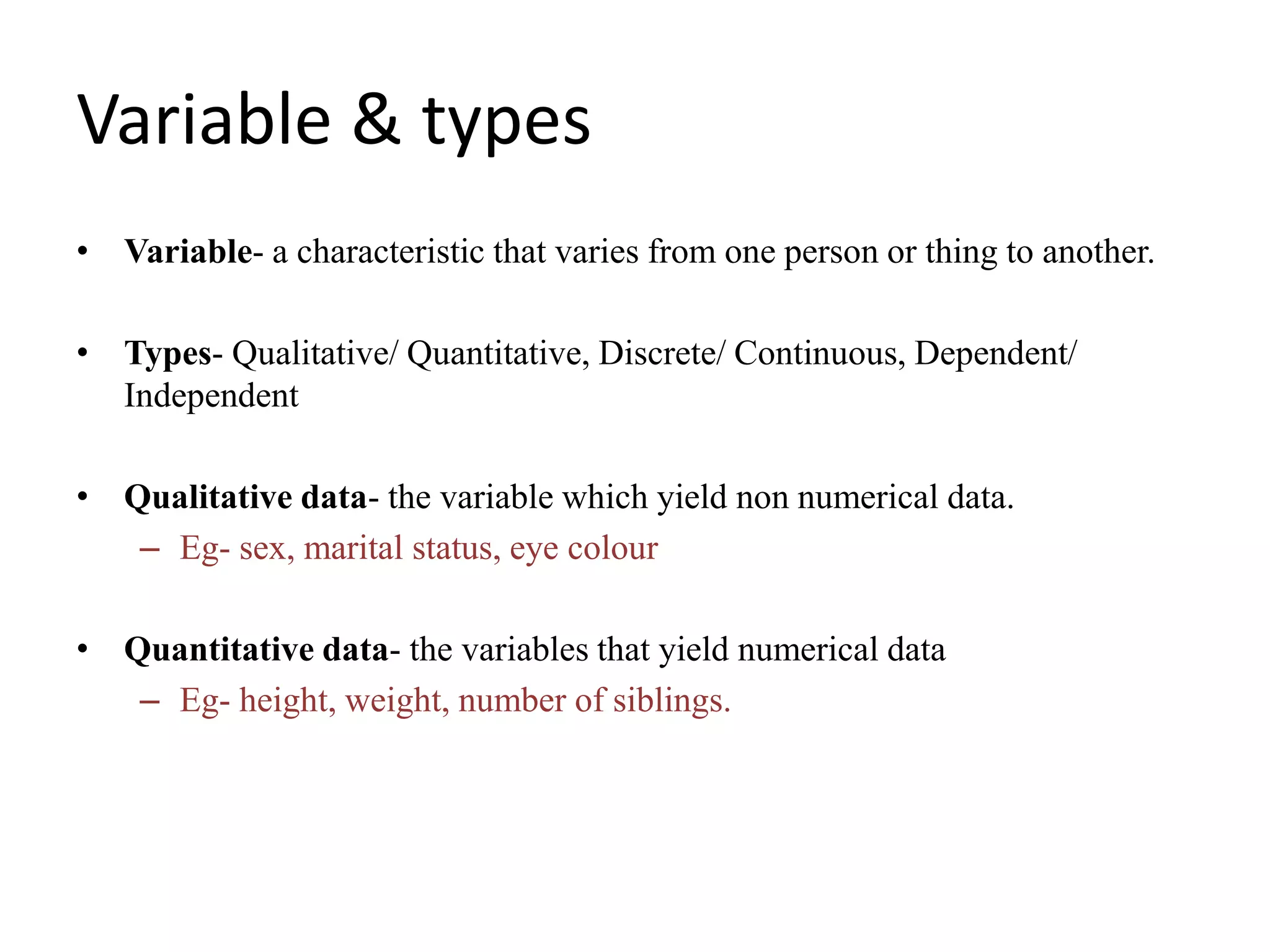 Basics of statistics | PPTX
