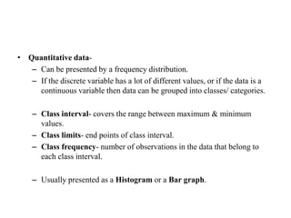 Basics of statistics | PPTX