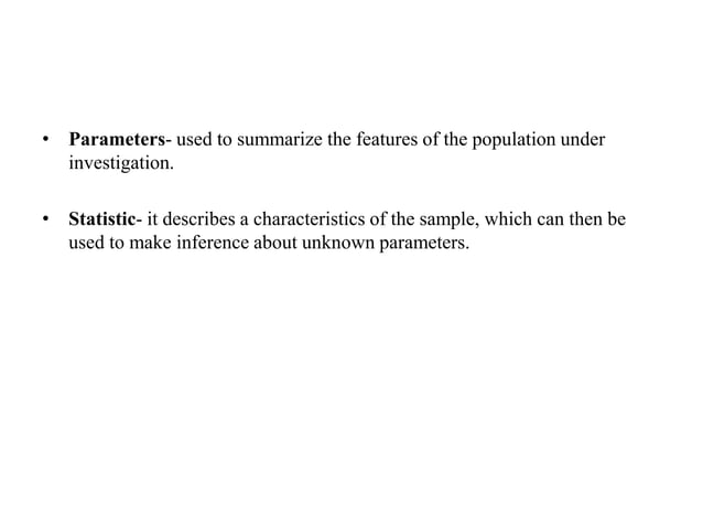 Basics of statistics | PPTX