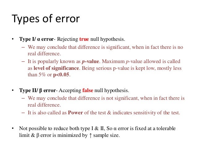 Basics of statistics
