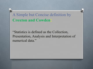 Basics of Statistics: An Introduction to Data Types, Descriptive and ...
