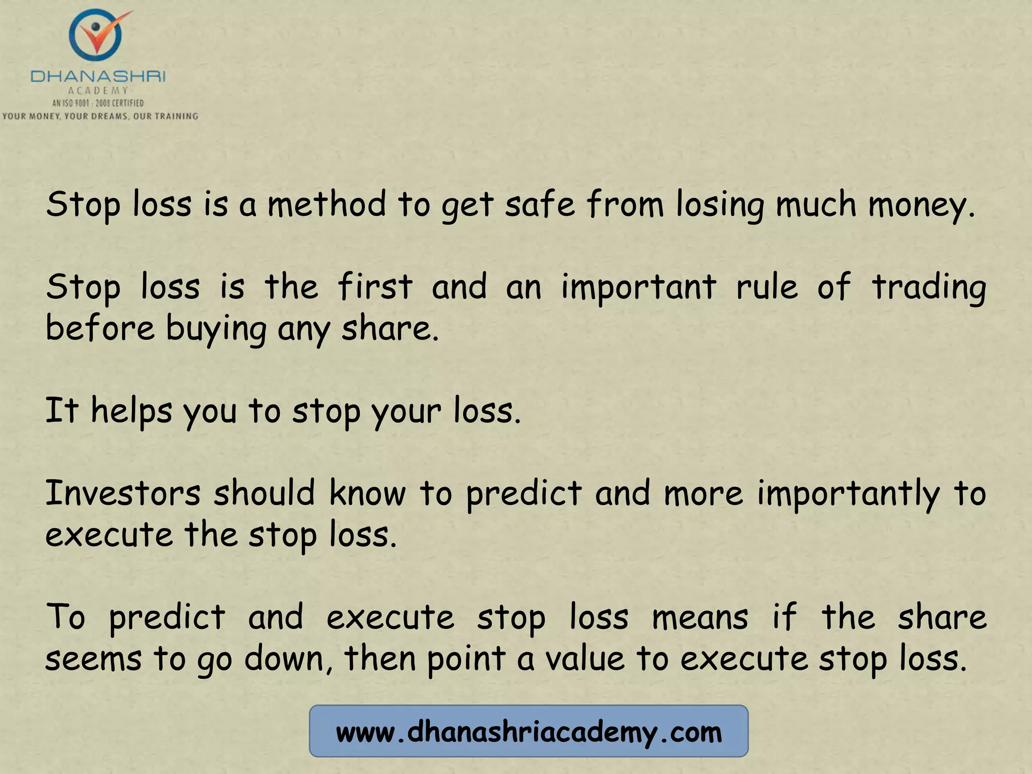 Basics Of Stock Market Trading | Stock Market Trading Principals | PPT