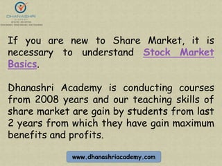 Basics Of Stock Market Trading | Stock Market Trading Principals | PPT