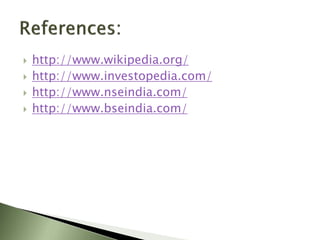 Intro to BSE & NSE | PPT