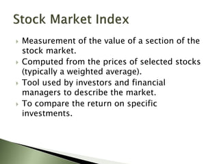 Intro to BSE & NSE | PPT