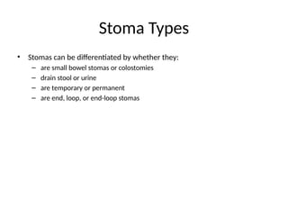 Basics of Stoma and Management care[1].pptx