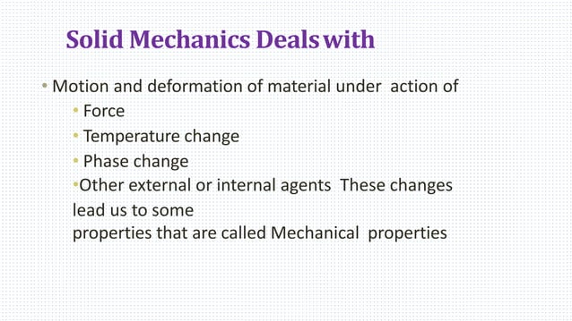 Basics of strength of materials | PPTX | Geology | Science