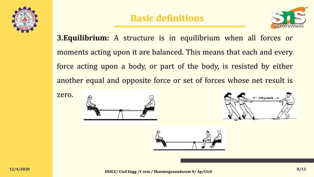 Basics of structural analysis | PPT