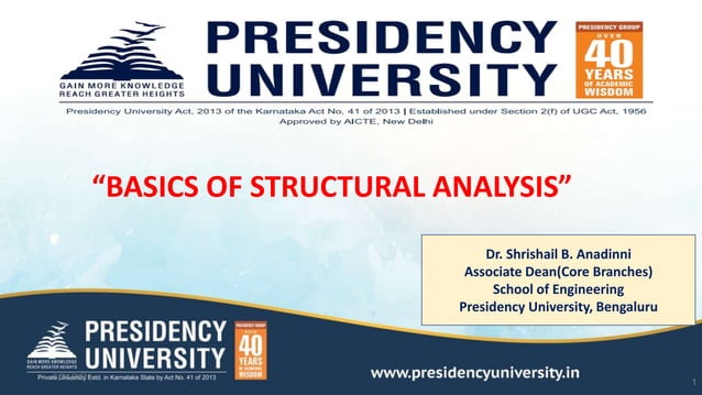 Basics of structure analysis ppt | PPTX