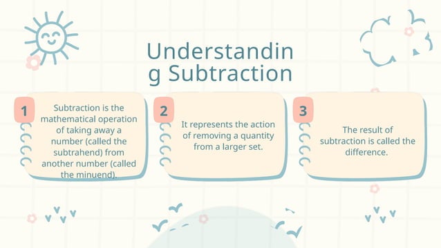 Basics of Subtraction Presentation in Pink Playful Style.pptx