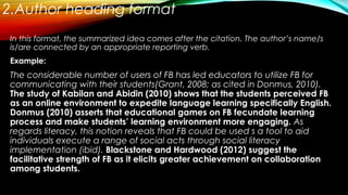 Basics of Summarizing | ODP