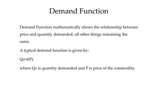 basics of supply and deman | PPT