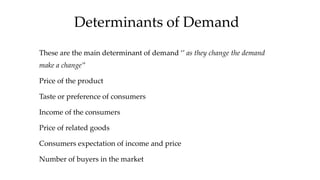 basics of supply and deman | PPTX