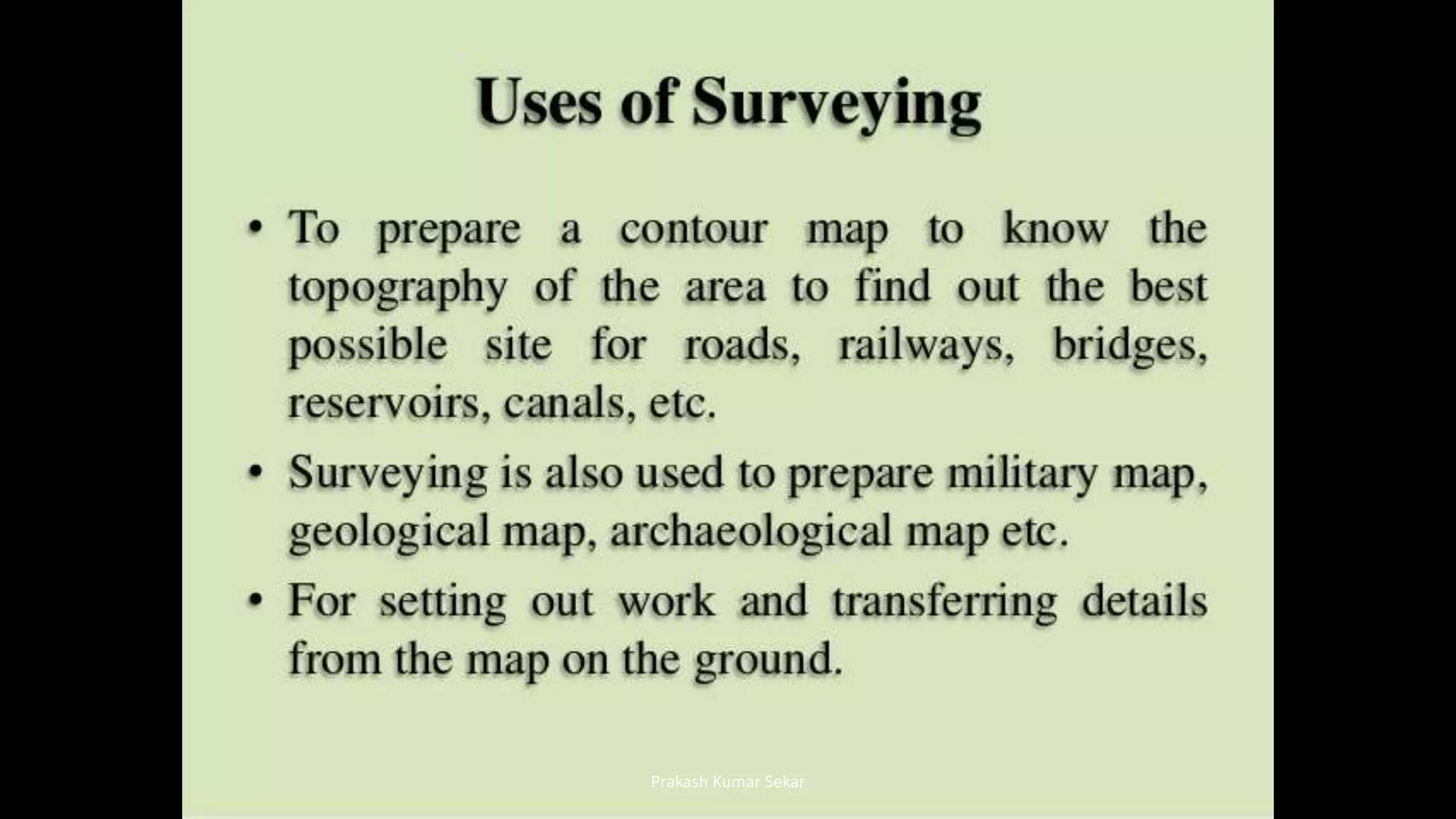 Basics of surveying | PPT | Free Download