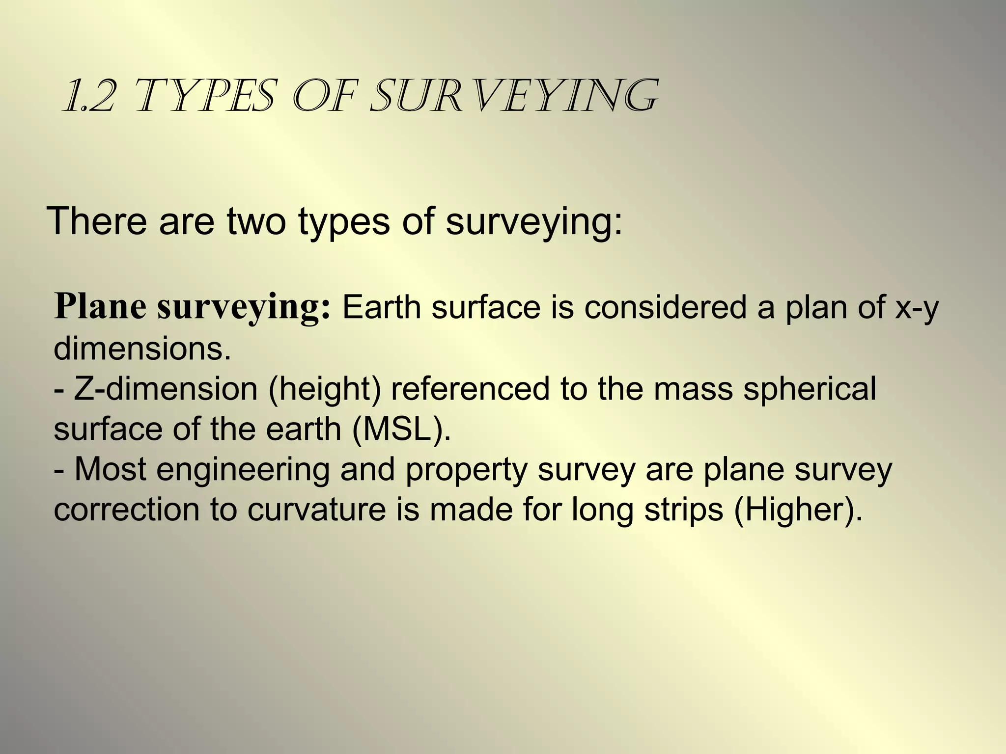 Basics of surveying | PPT