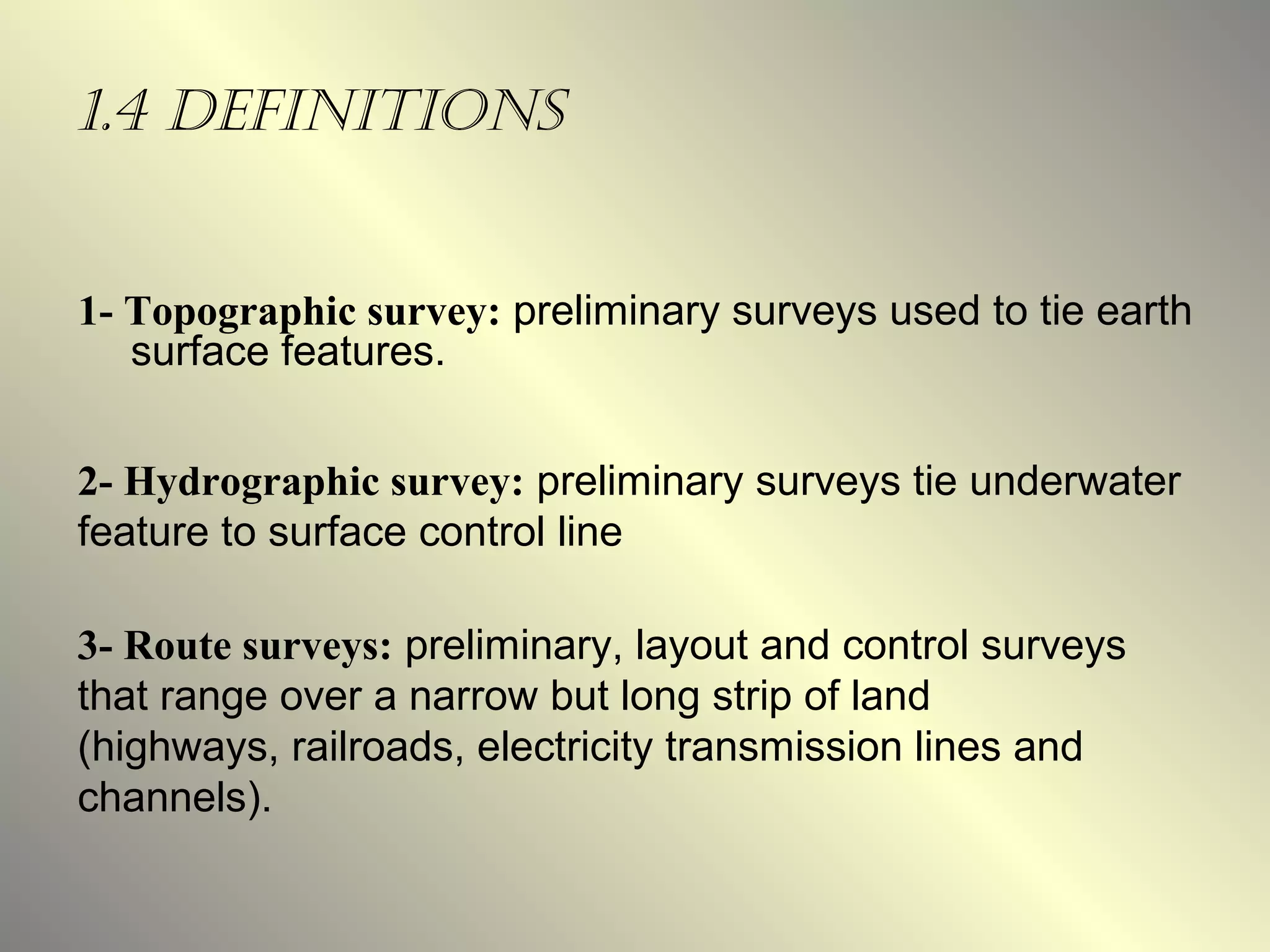 Basics of surveying | PPT