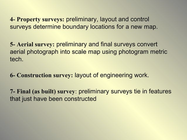 Basics of surveying | PPT