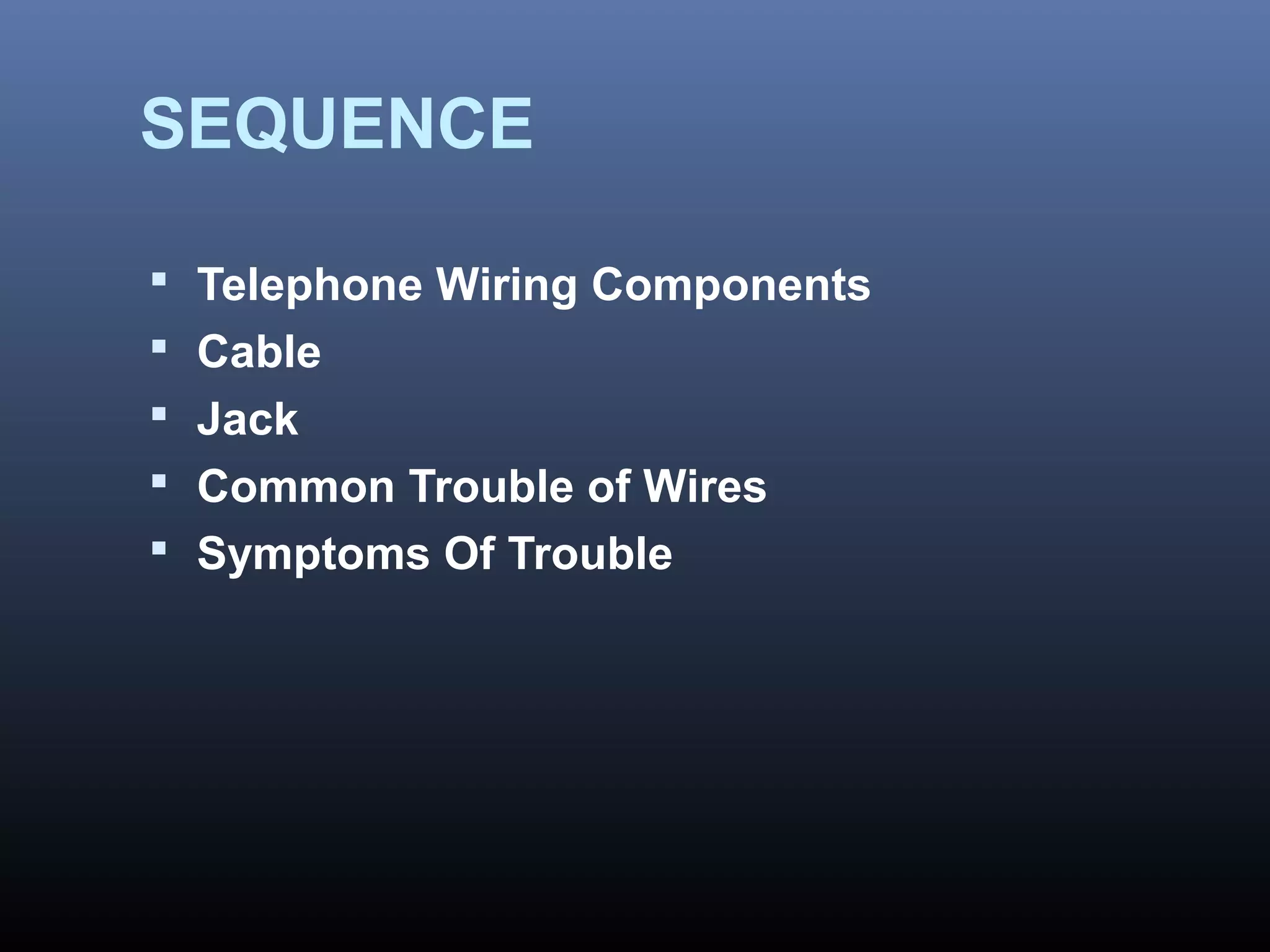 Basics of telephone wiring | PPT