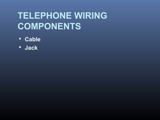 Basics of telephone wiring | PPT