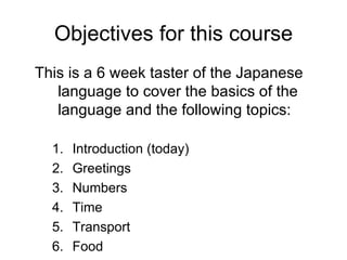 Basics of the japanese language session 1 v4 animated | PPT