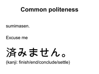 Basics of the japanese language session 2 v5 | PPT