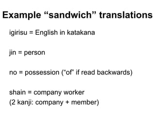 Basics of the japanese language session 2 v5 | PPT