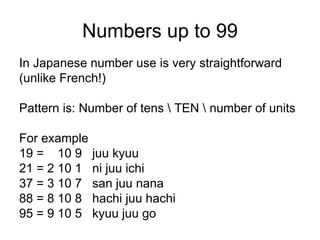 Basics of the japanese language session 3 v5 | PPT