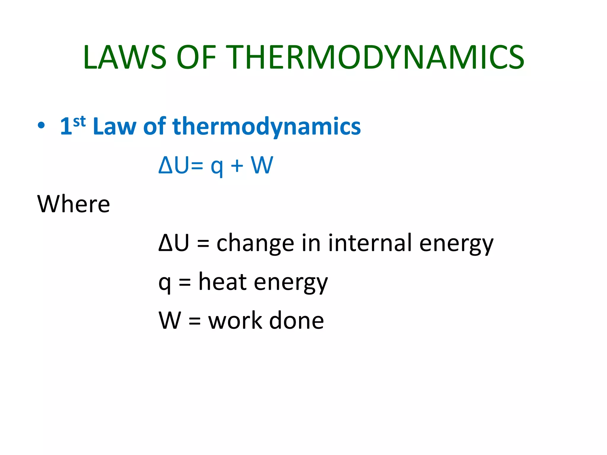 Basics of thermodynamics | PPTX