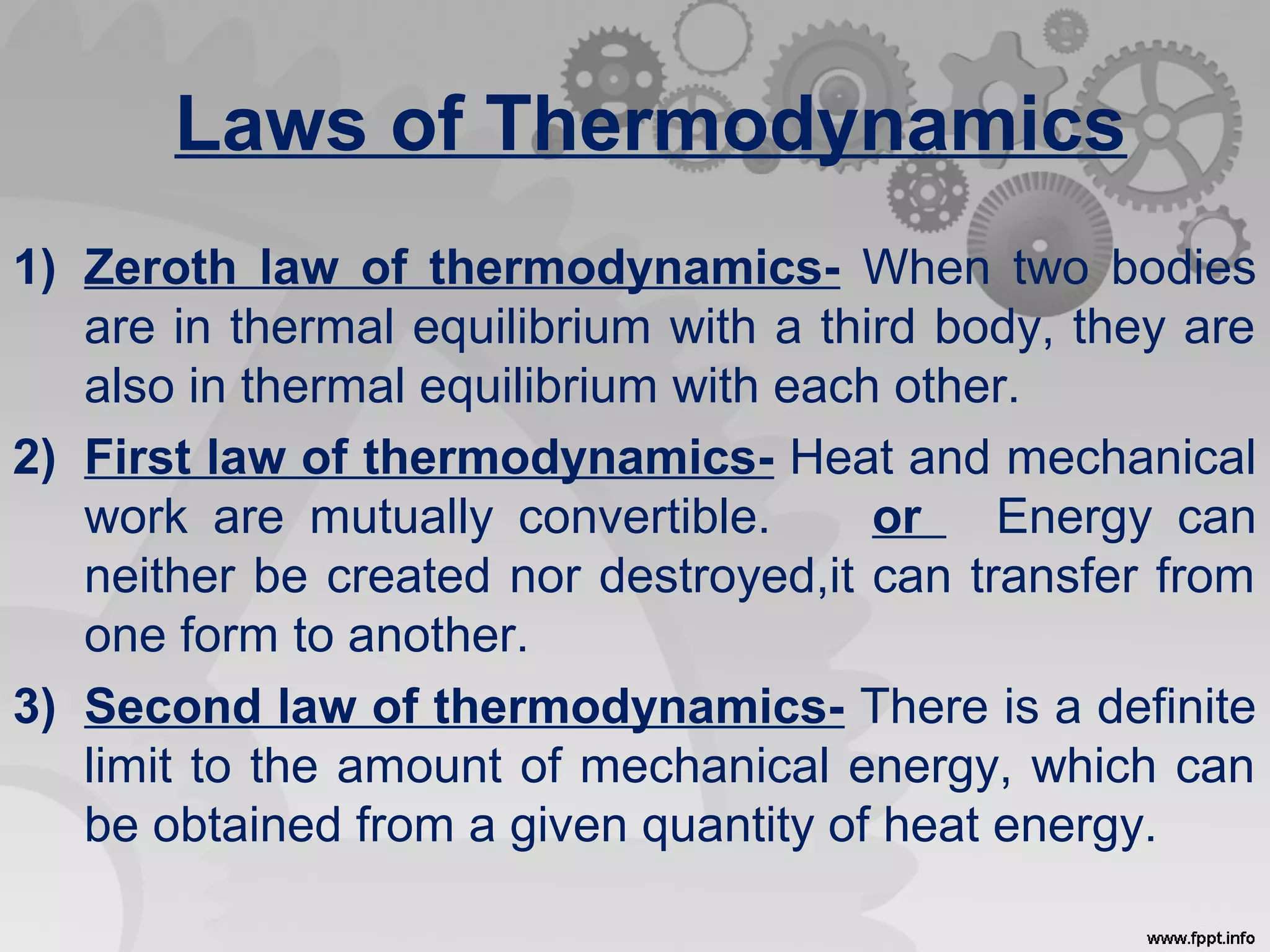 Basics of thermodynamics | PPT
