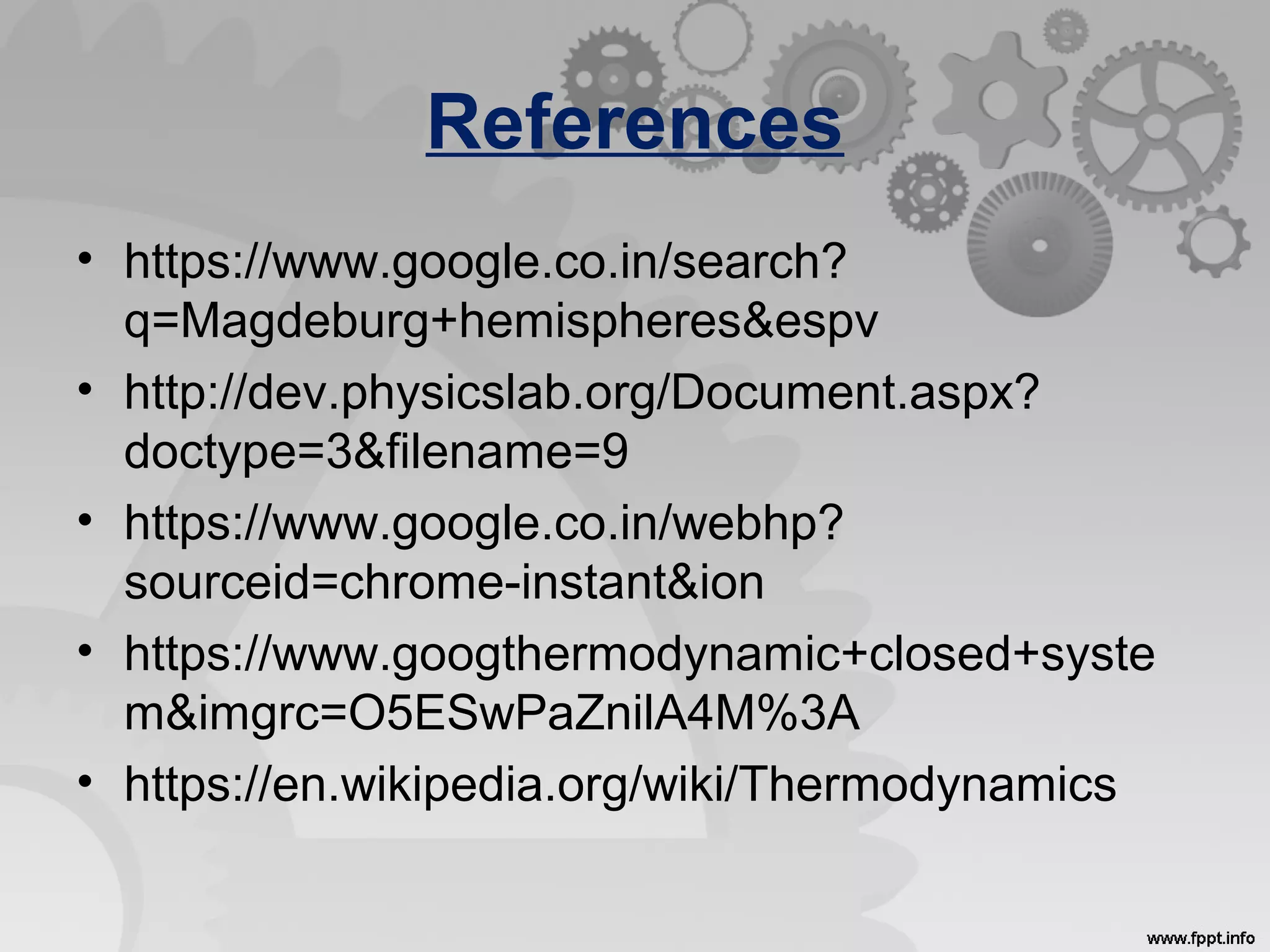 Basics of thermodynamics | PPT