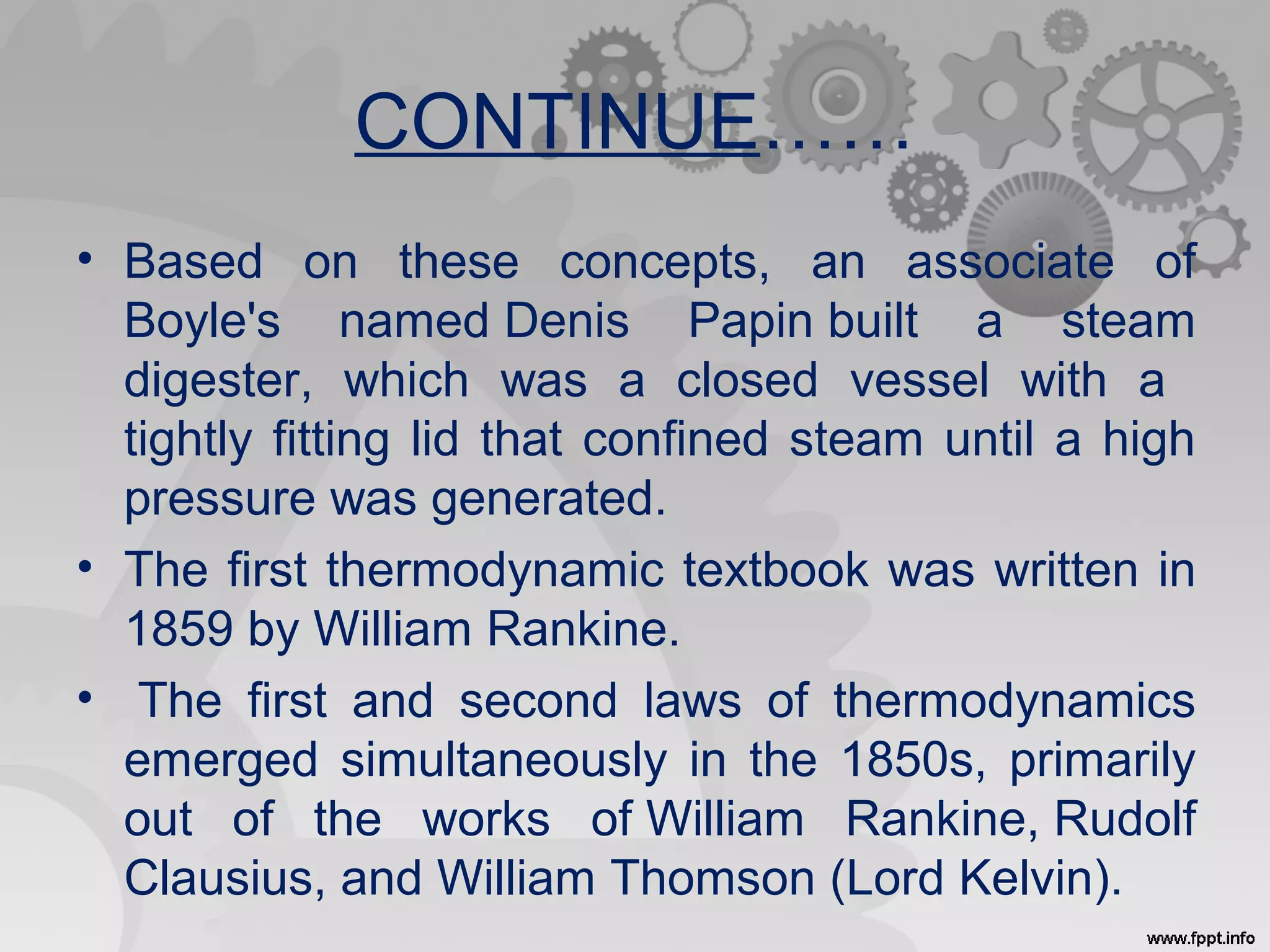 Basics of thermodynamics | PPT