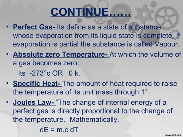 Basics of thermodynamics | PPT | Chemistry | Science