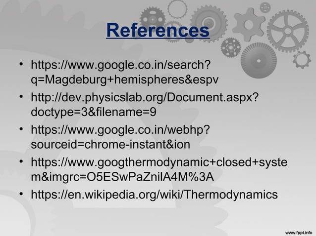 Basics of thermodynamics | PPT | Chemistry | Science