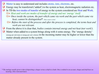 Basics of thermodynamics | PPT