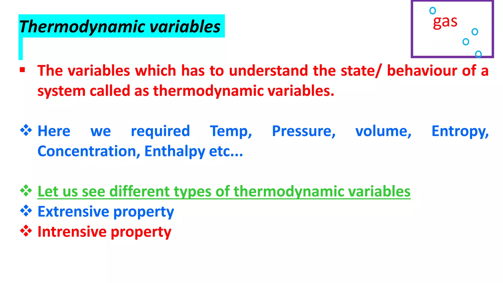 Basics of thermodynamics | PPTX