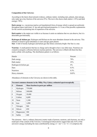 Basics of the universe | PDF