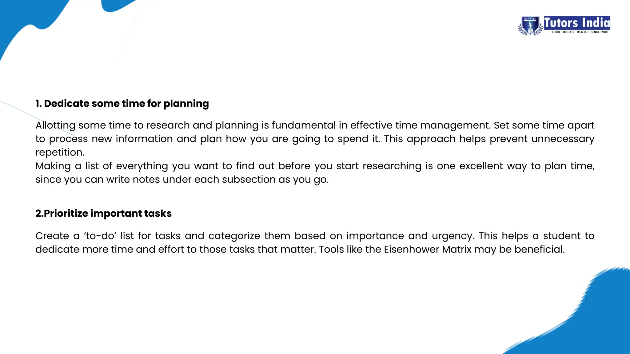 Basics of Time Management for Students.pptx