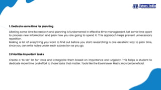 Basics of Time Management for Students.pptx