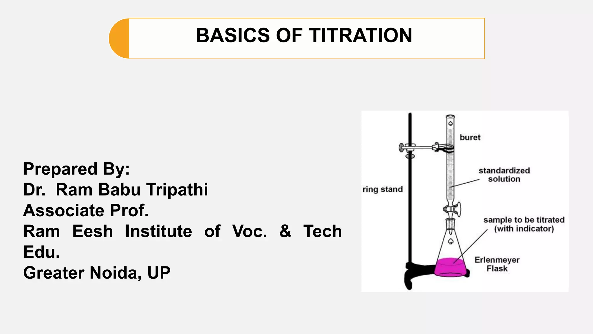 Basics of titration | PPT