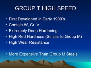 Basics Of Tool Steels | PPT