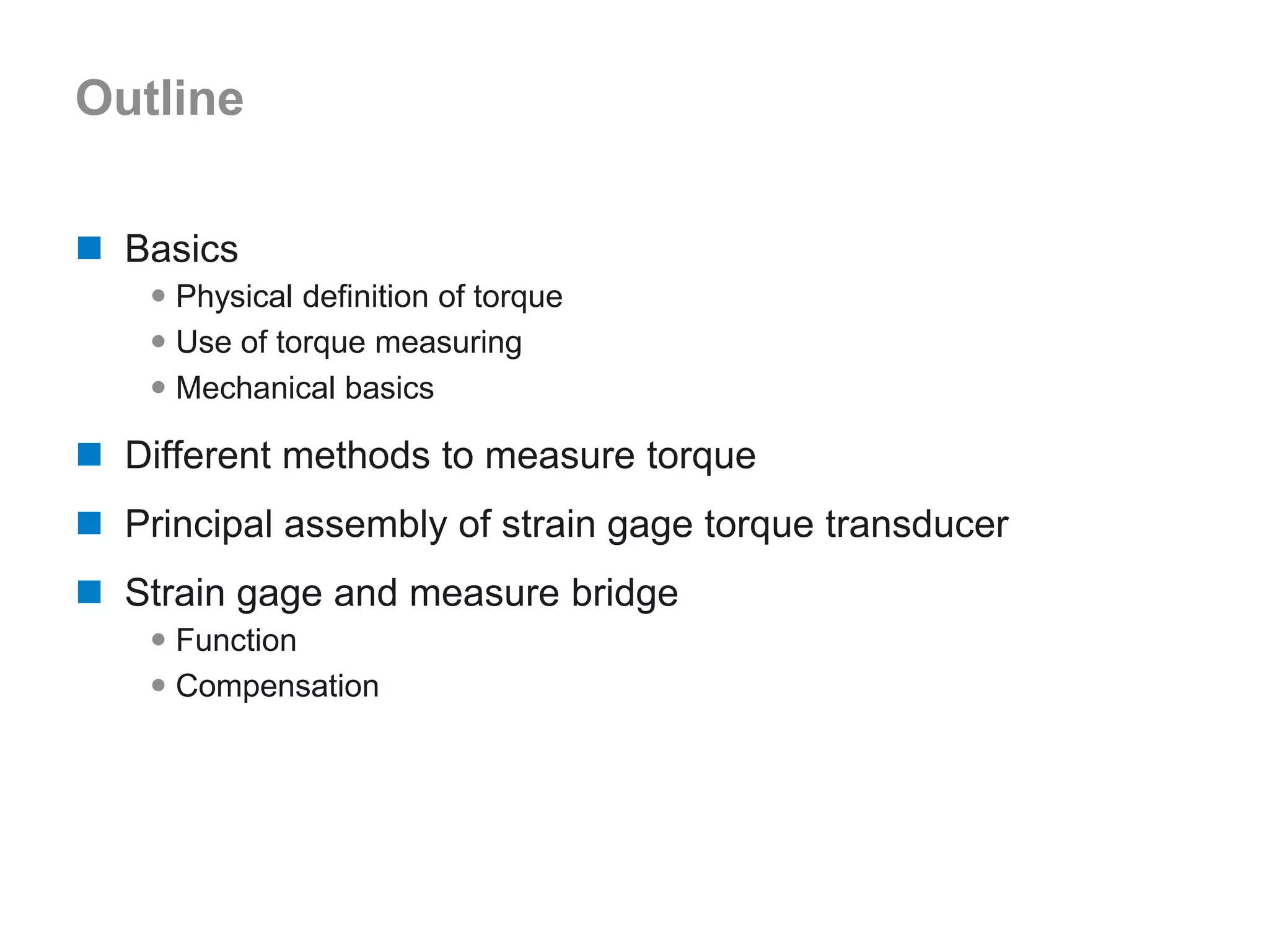 Basics of torque measuring english | PDF