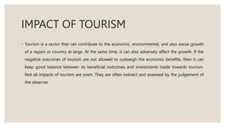 Basics of tourism.pptx | Travel Insurance | Insurance