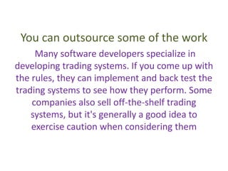 Basics of trading system | PPT